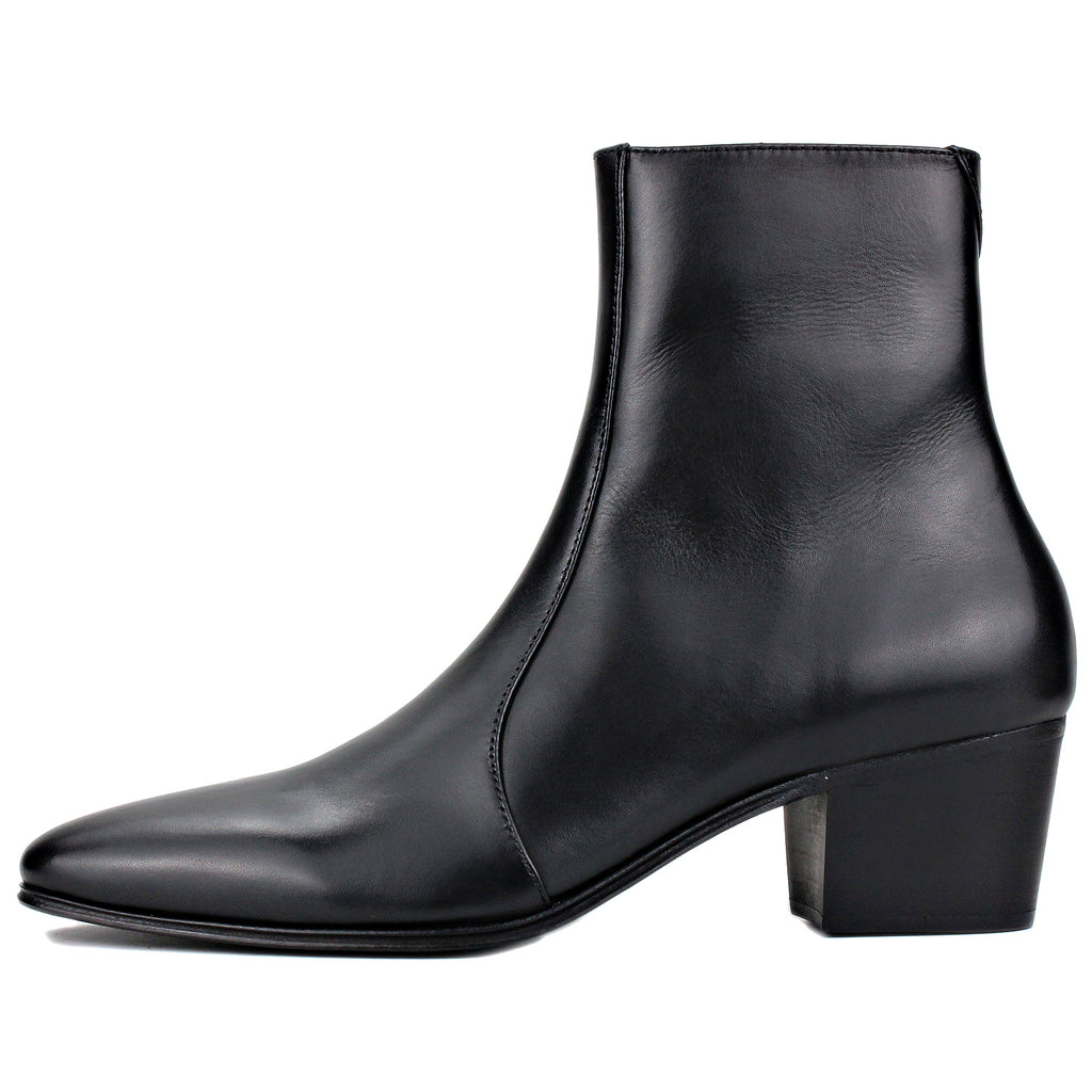Mens Heeled Chelsea Boots Punk